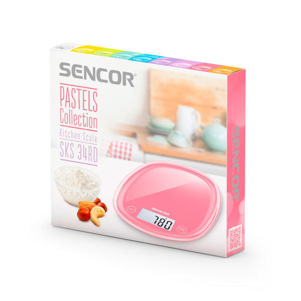 UTC . Sencor kitchen Scale upto 5 KG pink