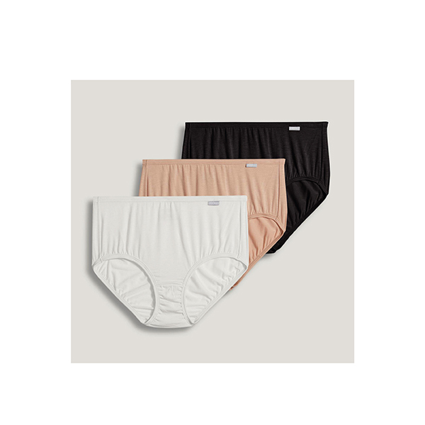 UTC . Jockey Supersoft Classic Fit Brief 3pcs, Black / Light / Ivory