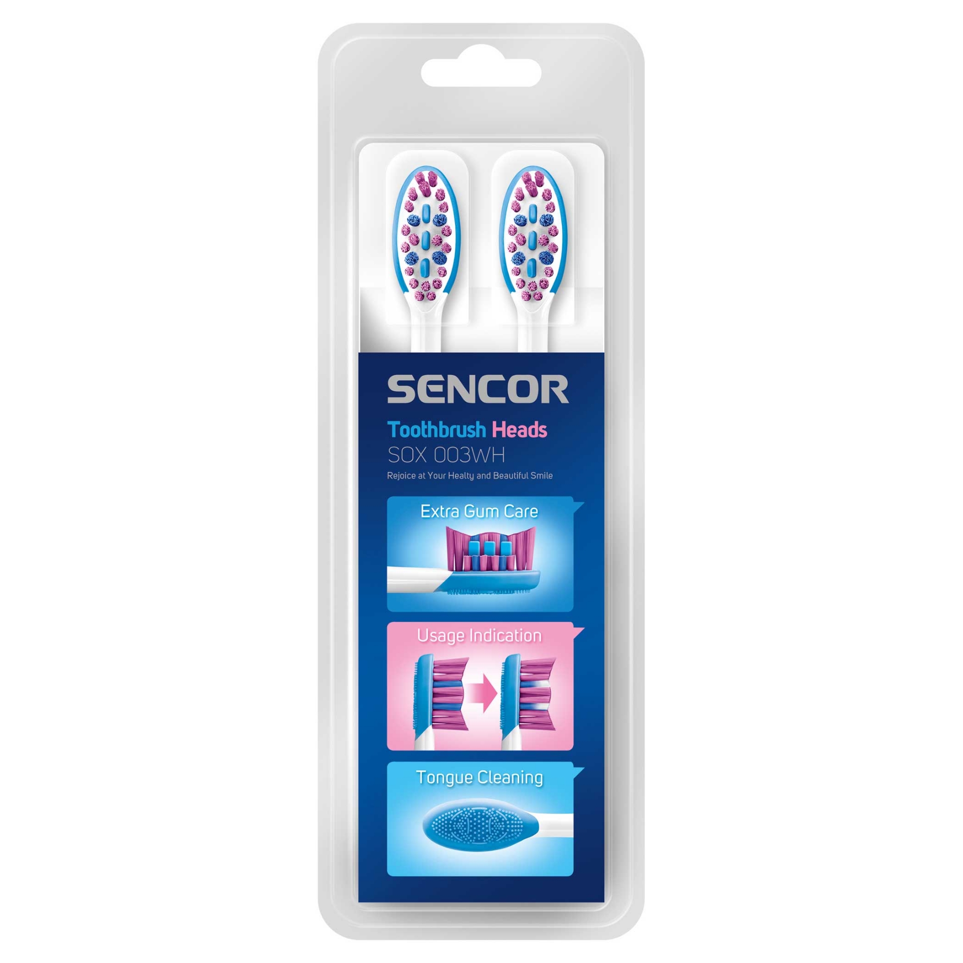 UTC . Sencor Sonic Protection SOX Toothbrush Heads SOX 003WH, 10007580