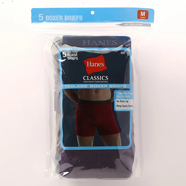 UTC . Hanes Pack of 5 Boxer Brief, 10012854, Assorted