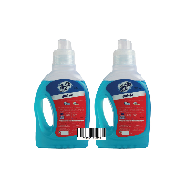 UTC . Maxkleen Anti Bacterial Gel Liquid Detergent- 1L Twin Pack